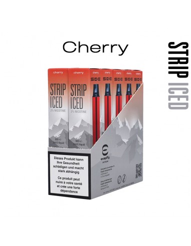 Evapify - Pack de 10 x Strip Iced Cherry Puffs