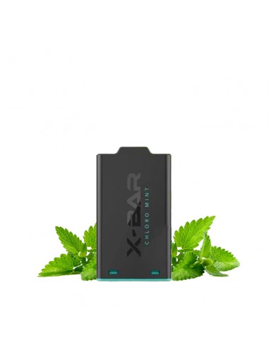 X-Bar - Pod X-Shisha Menthe Chlorophylle 0mg